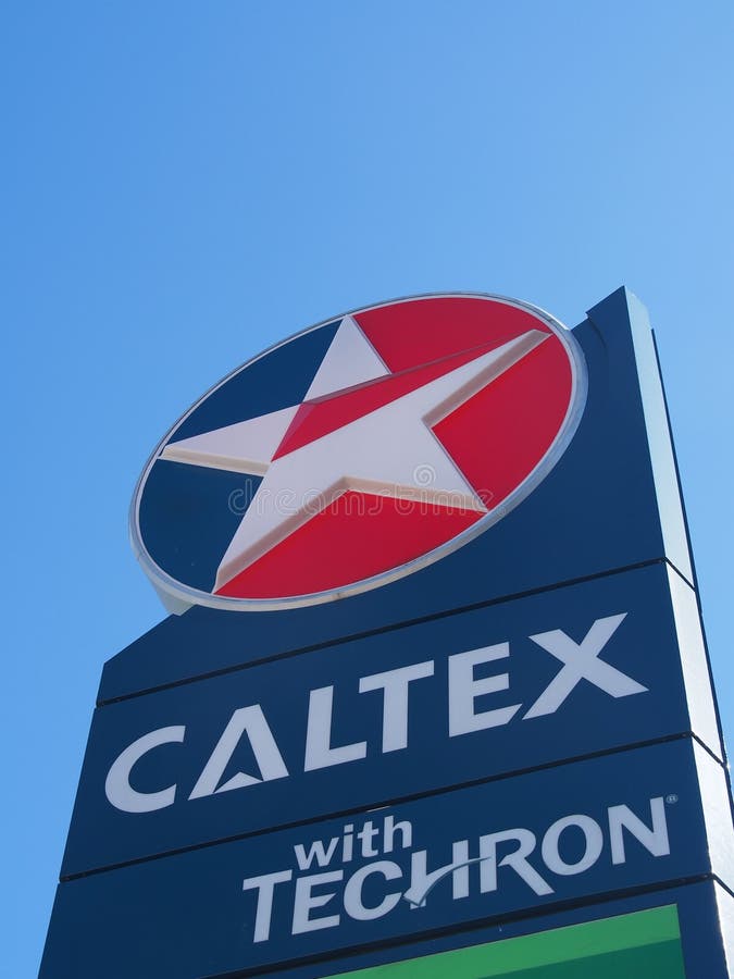 CALTEX-Logo redaktionelles stockbild. Bild von industriell - 83275254