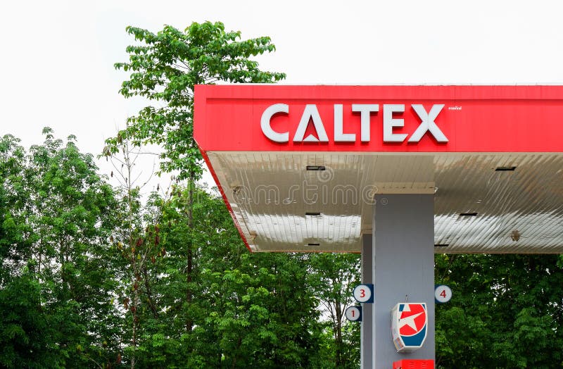 Caltex editorial image. Image of sign, logo, chevron - 96499295