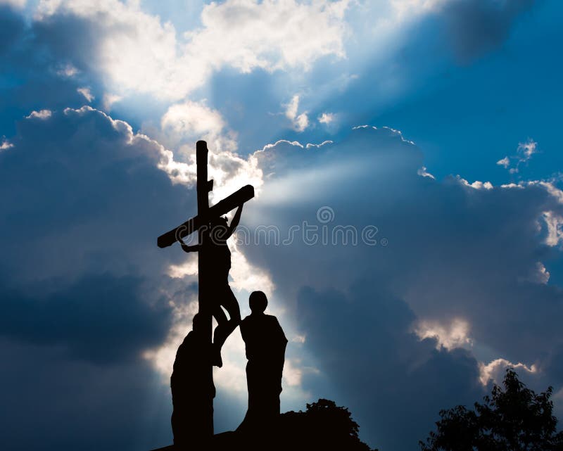 Calvary stock image. Image of heaven, glory, christianity - 18991753