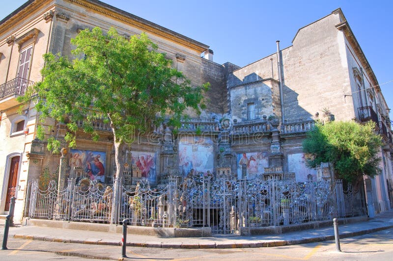 The Calvary of Manduria. Puglia. Italy Stock Photo - Image of facade ...