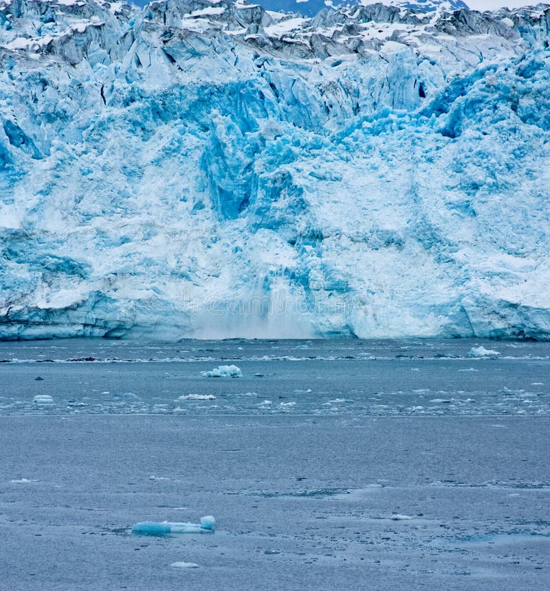 Calving Glacier stock image. Image of fall, tourism, cold - 21785571