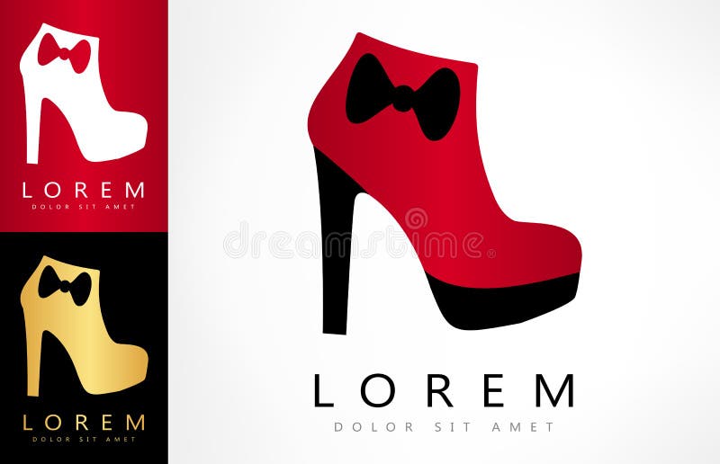 Calza vector del logotipo ilustración del vector. Ilustración de rojo ...