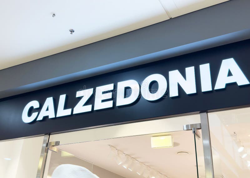Calzedonia Storefront Signage in Shopping Mall Interior Editorial ...