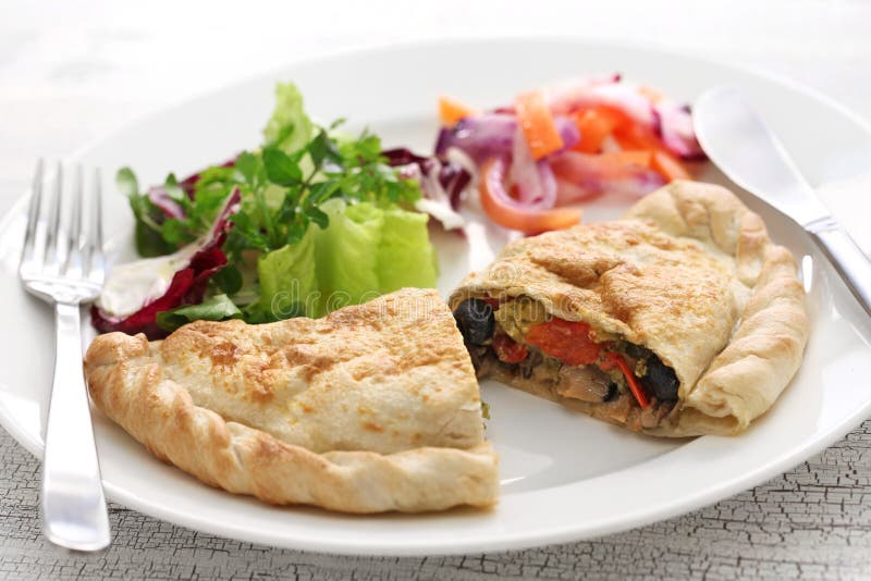 Calzone Pizza, Italian Food Stock Image - Image of naples, closed: 82940899