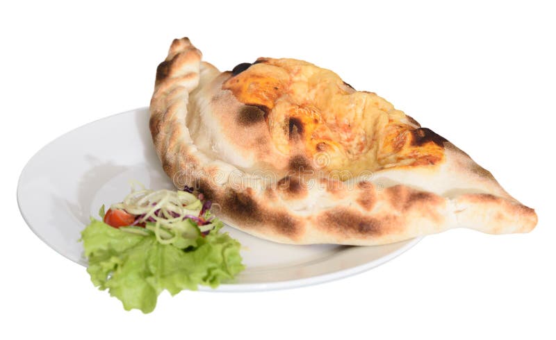 Calzone stock photo. Image of meat, lunch, herb, traditional - 77999576