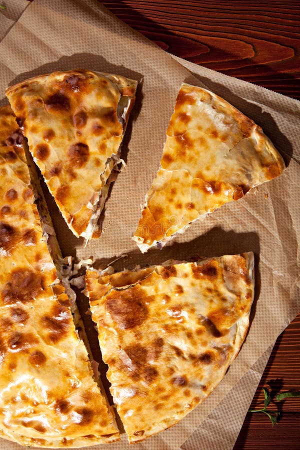 Calzone stock image. Image of champignon, close, kitchen - 40840885