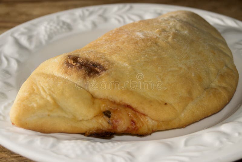 Calzone stock photo. Image of delicatessen, rotisserie - 49414358