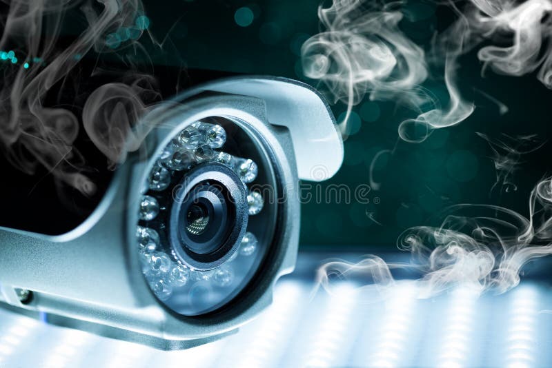 Cam with optic fiber stock image. Image of pixel, lights - 169194427