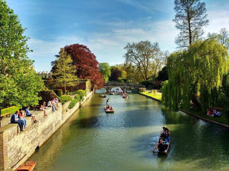 Cam River in Cambridge, England Editorial Stock Photo - Image of ...