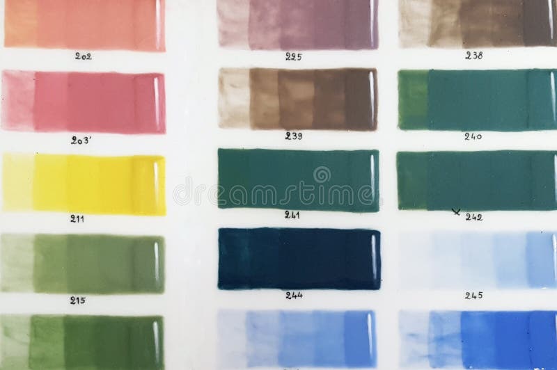 Ceramic colours study stock photo. Image of design, ceramist - 138536308