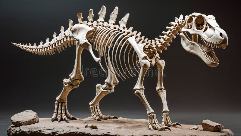 Camarasaurus Skeleton Shown in Full Lateral View with Heavy Vertebrae ...