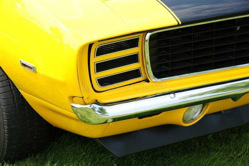 Camaro Front End stock photo. Image of headlight, 1969 - 6068978