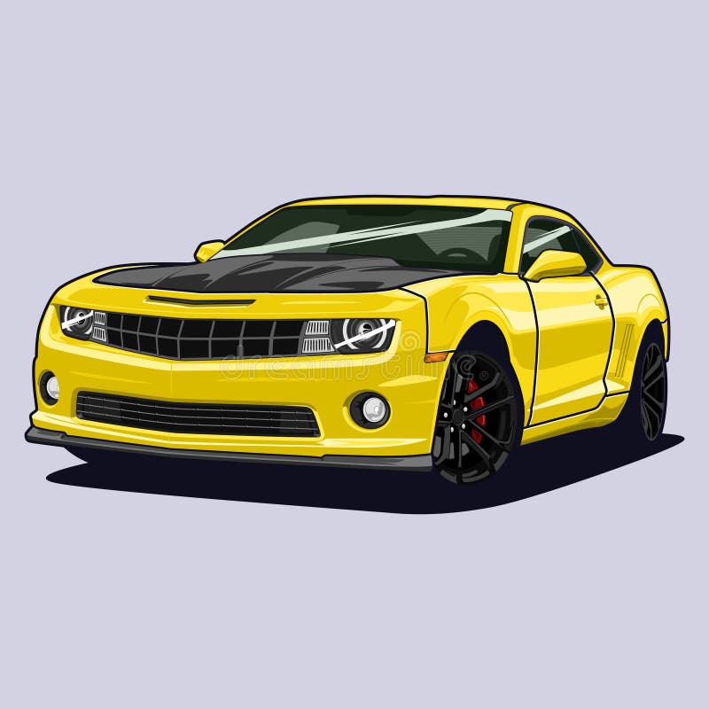 Camaro SS stock illustration. Illustration of concept - 255861082