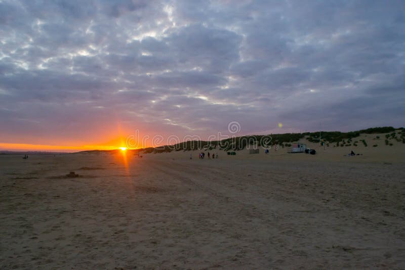 CAMBER SANDS, ENGLAND- 18 September 2021: Camber Sands Beach Pictured ...
