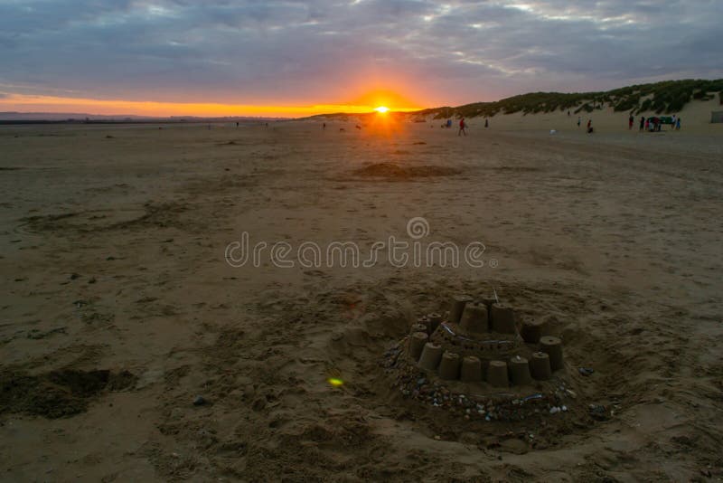 CAMBER SANDS, ENGLAND- 18 September 2021: Camber Sands Beach Pictured ...