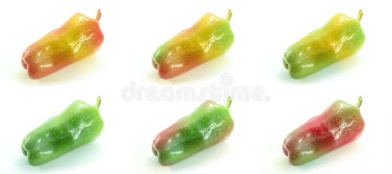 Cambio Del Color De La Pimienta Foto de archivo - Imagen de salud ...