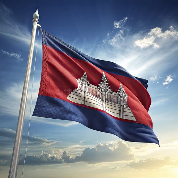 Cambodia Flag of Symble Collection Stock Illustration - Illustration of ...