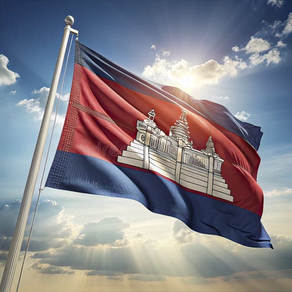 Cambodia Flag of Symble Collection Stock Illustration - Illustration of ...