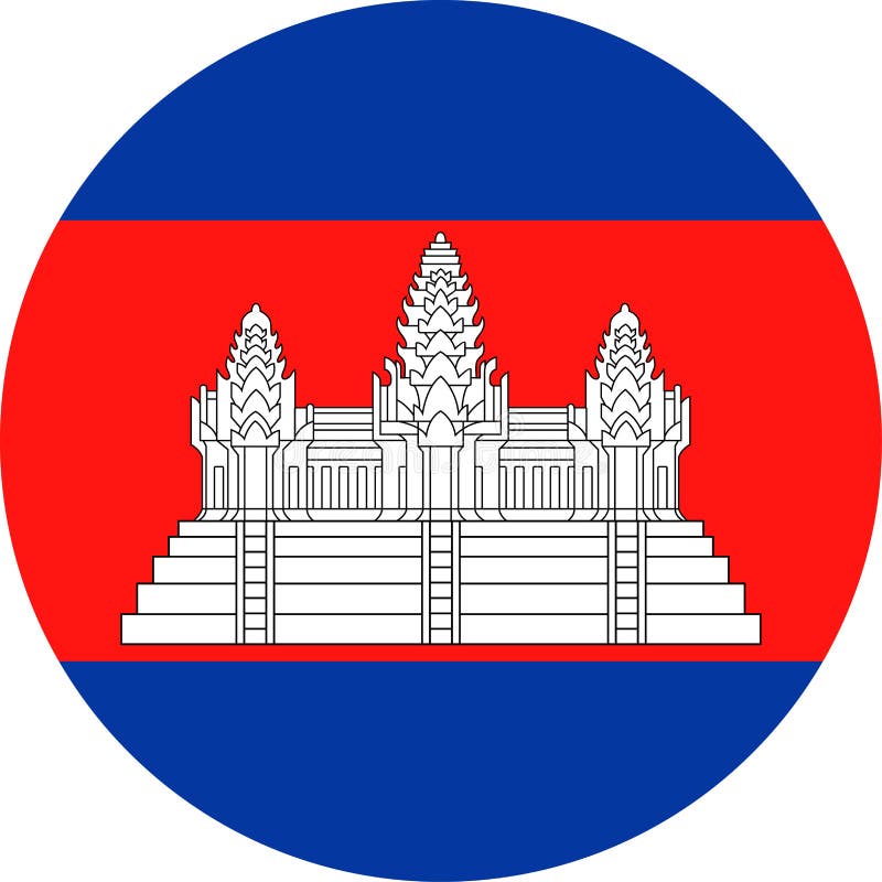 Cambodia Flag Country Contour Vector Icon Stock Illustration ... Cambodia Flag Country Contour Vector Icon Stock Illustration ...