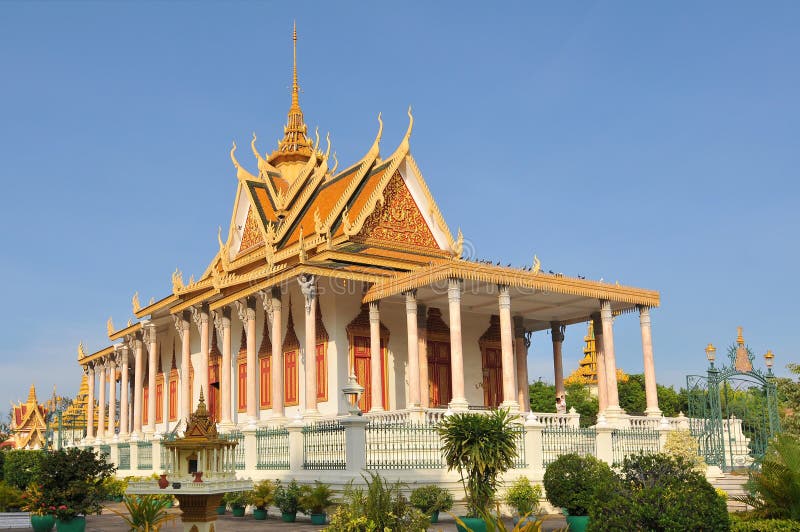 Cambodia, Phnom Penh, the Royal Palace in Phnom Penh Stock Image ...