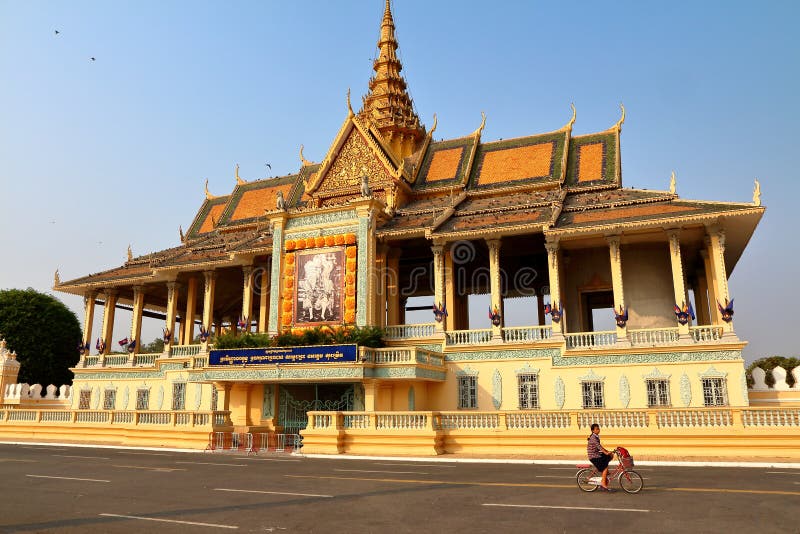 Cambodia Royal Palace editorial stock image. Image of asia - 150229604