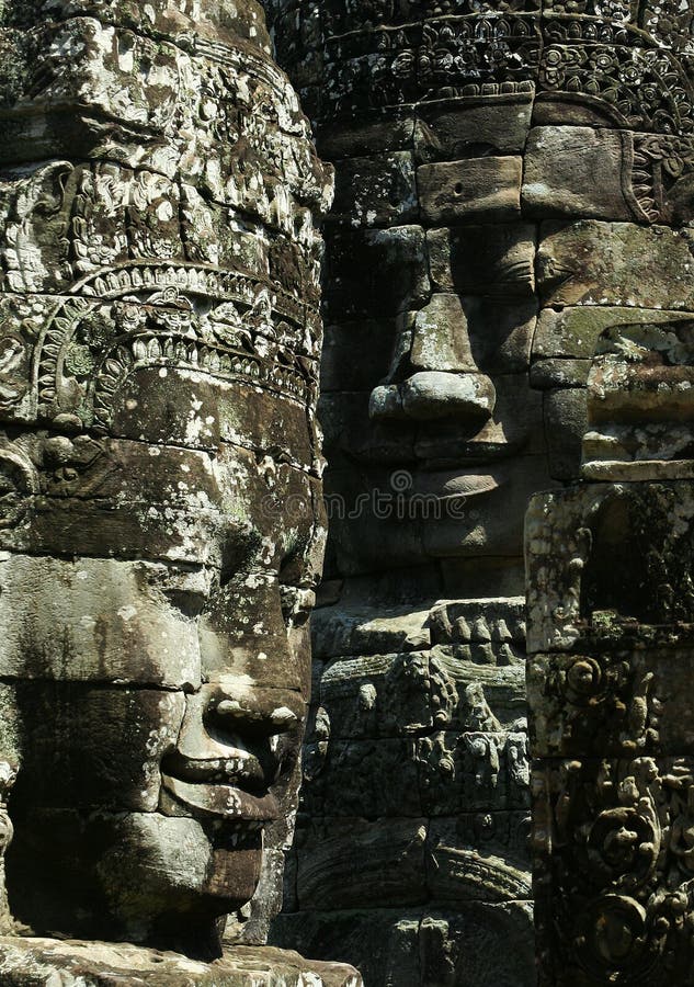 Cambodia Smile Of Bayon Wat,Siem Riep Picture. Image: 7954868