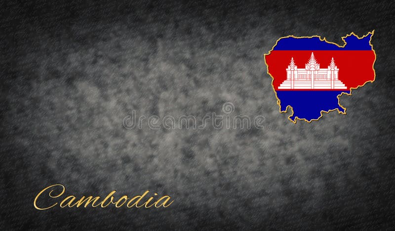 Cambodia Symbols, Map of Cambodia Stock Image - Image of crafts, phnom ...
