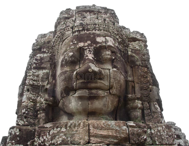 Face on temple stock image. Image of temple, asia, ancient - 14407