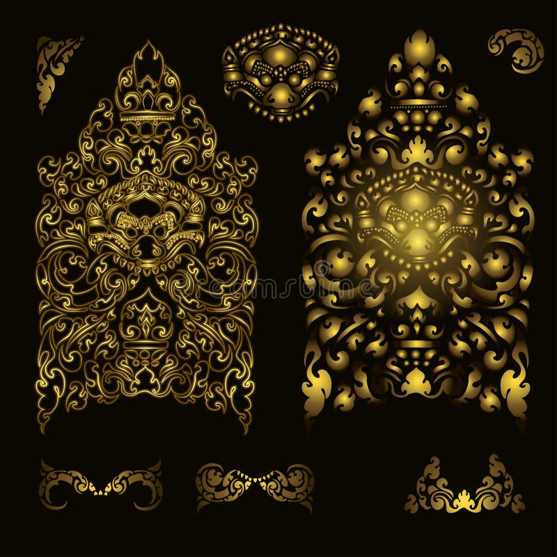 Cambodian Pattern Traditional Stock Illustrations – 83 Cambodian ...