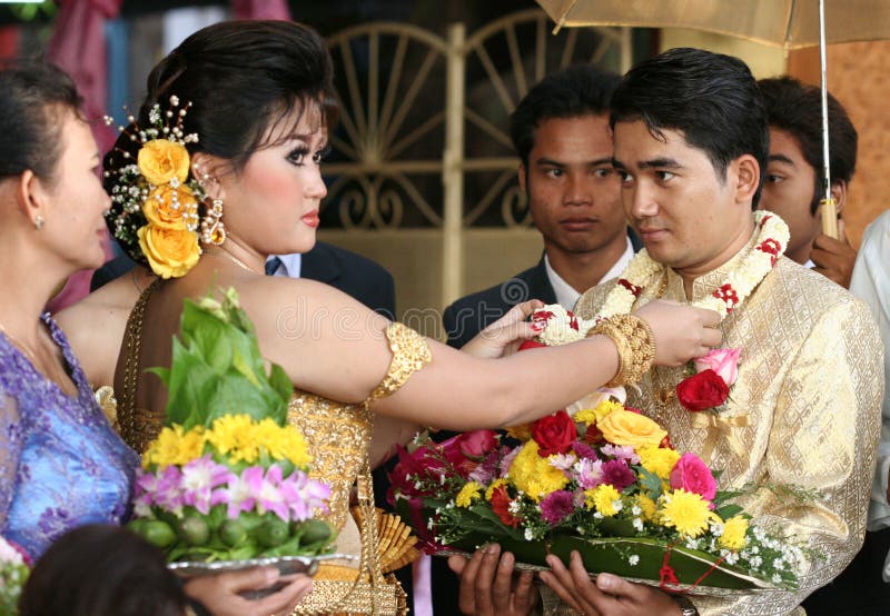 Cambodian marriage editorial stock photo. Image of asia - 13559368