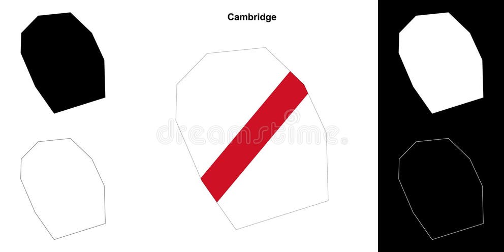 Cambridge Outline Map Stock Illustrations – 412 Cambridge Outline Map ...