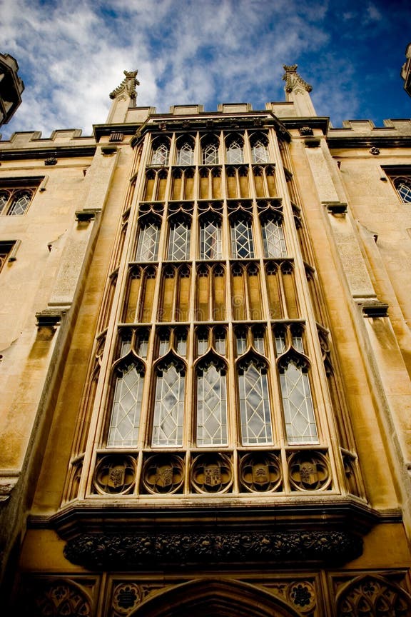 Cambridge building stock image. Image of antique, fourteenth - 254189