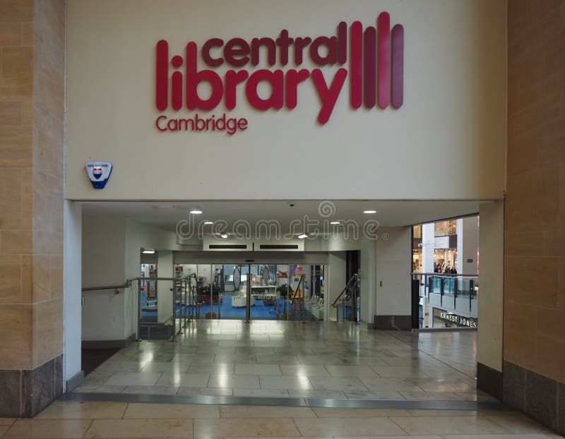 Cambridge Central Library editorial stock image. Image of city - 132325799
