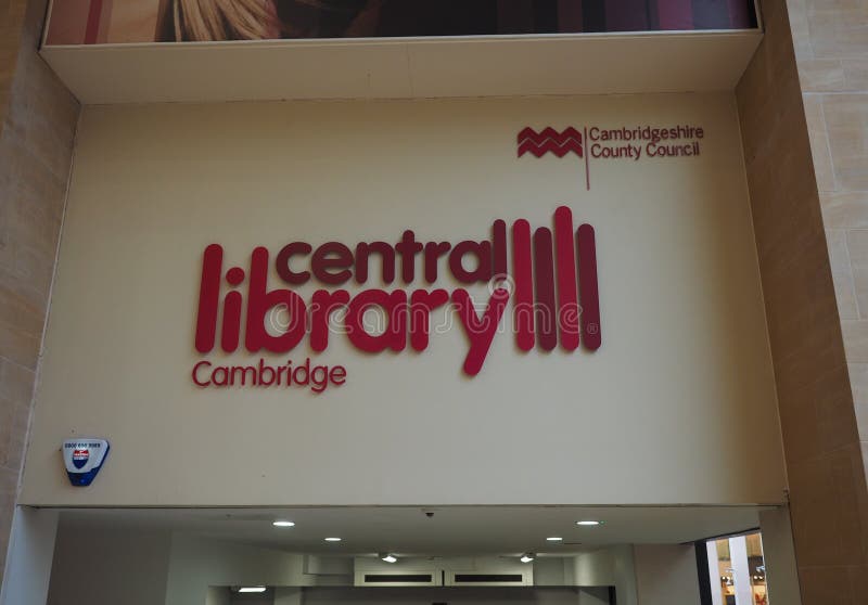Cambridge Central Library editorial stock photo. Image of landmark ...