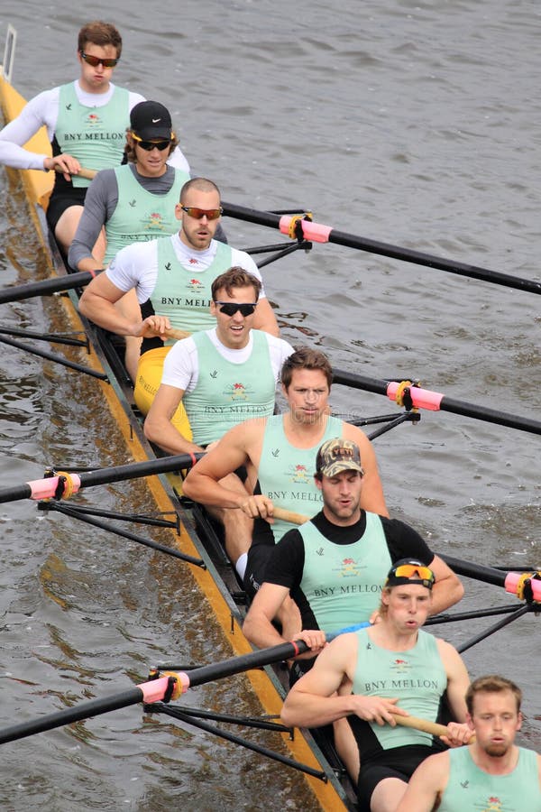 Cambridge Eight - 100th Primatorky Rowing Race Editorial Image - Image ...