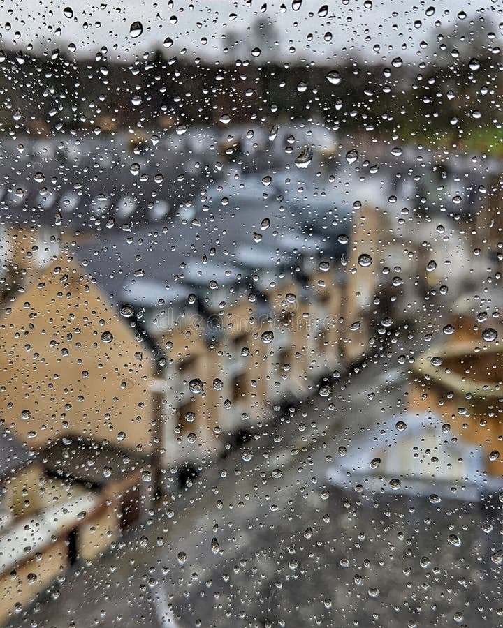 Cambridge from a Rainy Rooftop Stock Image - Image of nature, winter ...
