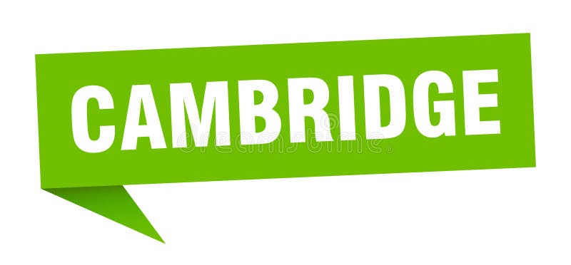 Cambridge Sticker. Cambridge Signpost Pointer Sign Stock Vector ...