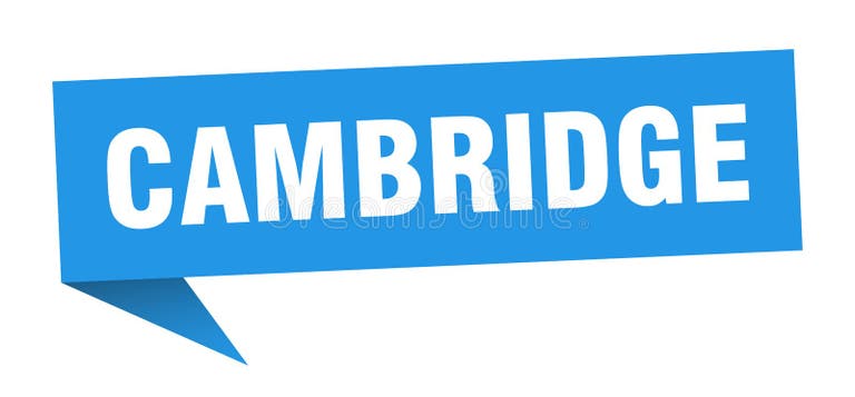Cambridge Sticker. Cambridge Signpost Pointer Sign Stock Vector ...