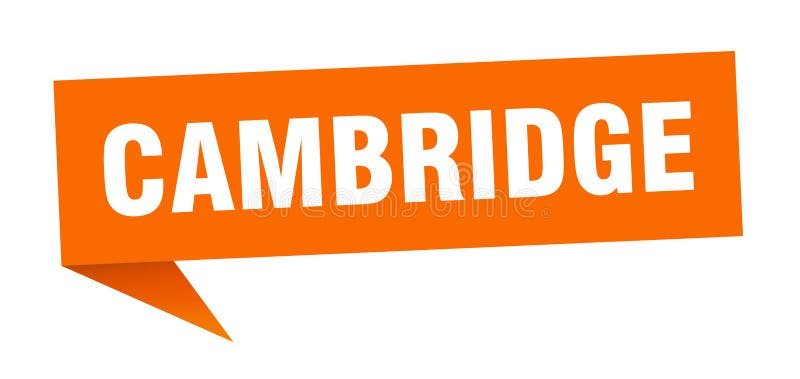 Cambridge Sticker. Cambridge Signpost Pointer Sign Stock Vector ...