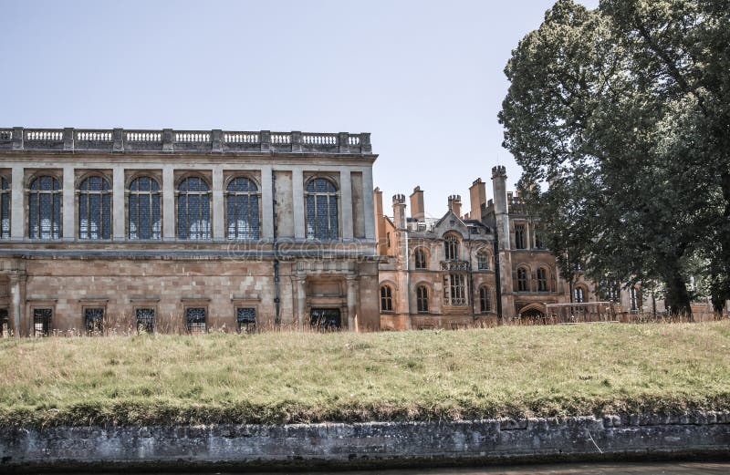 Cambridge University Campus Buildings, UK Editorial Stock Image - Image ...