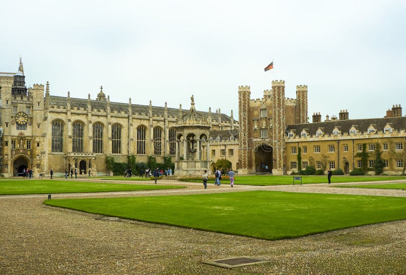 Cambridge University Campus Stock Photo - Image of ancient ...
