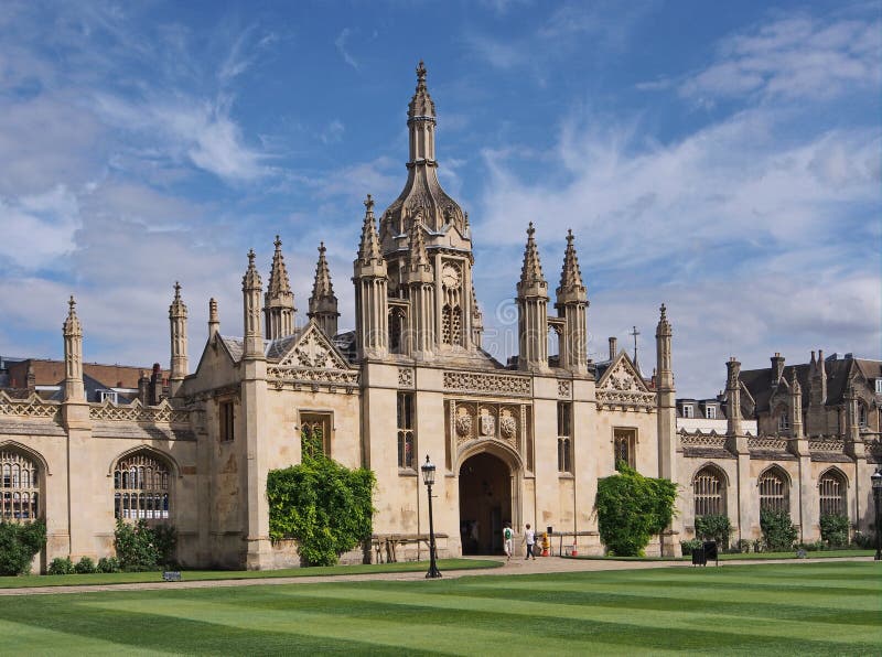 Cambridge University. View from River Cam Editorial Stock Image - Image ...