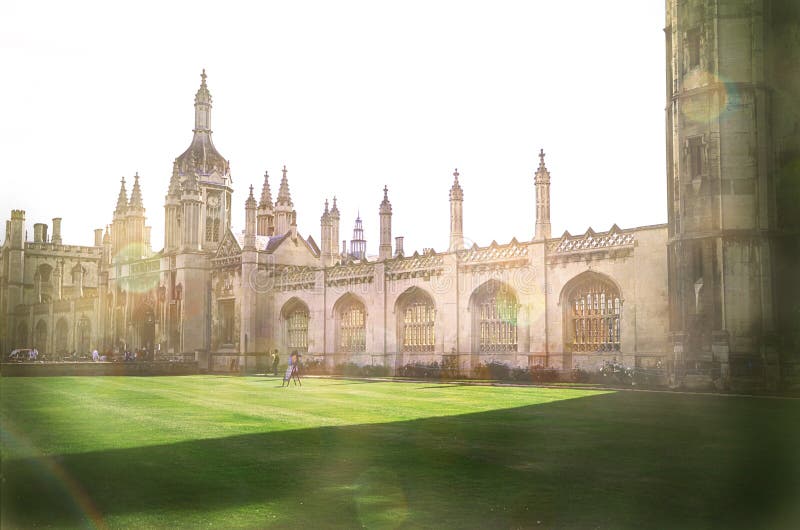 The Famous Architecture In Cambridge University Stock Photo - Image of ...