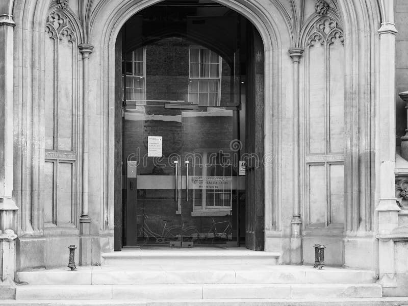Cambridge University Press in Black and White Editorial Stock Photo ...