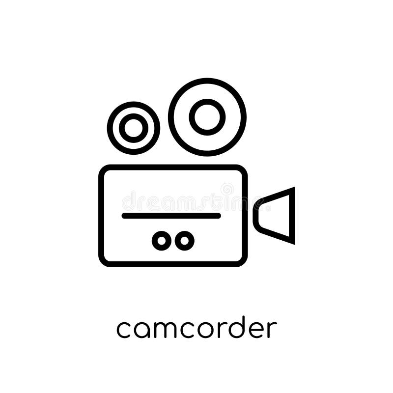 Camcorder Icon From Electronic Devices Collection. Stock Vector ...