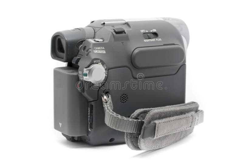 Camcorder Mini DV Camcorder Side Stock Photo - Image of mini, home ...