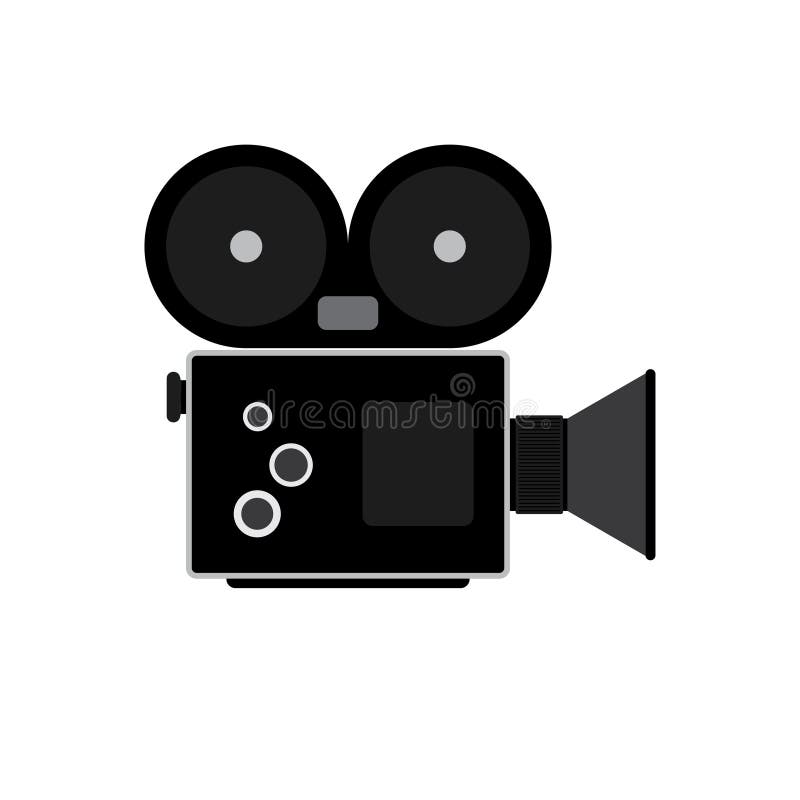 Camcorder Symbol Flat Vector Stock Vector - Illustration of internet ...
