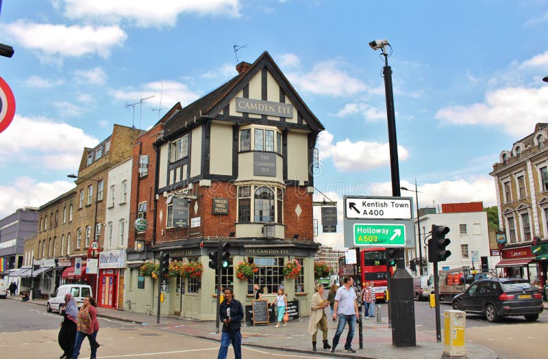 The Camden Eye editorial stock image. Image of street - 58587974