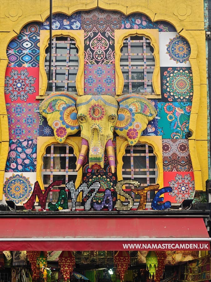 Camden High Street Art editorial stock image. Image of street - 379291529