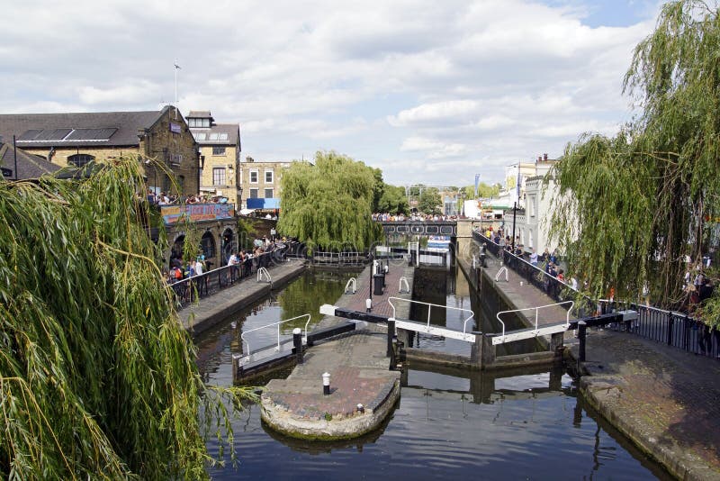 Camden Lock editorial stock photo. Image of water, ways - 56395188